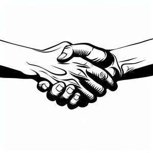 Handshake Svg, Handshake Svg Bundle, Handshake Silhouette, Handshake ...