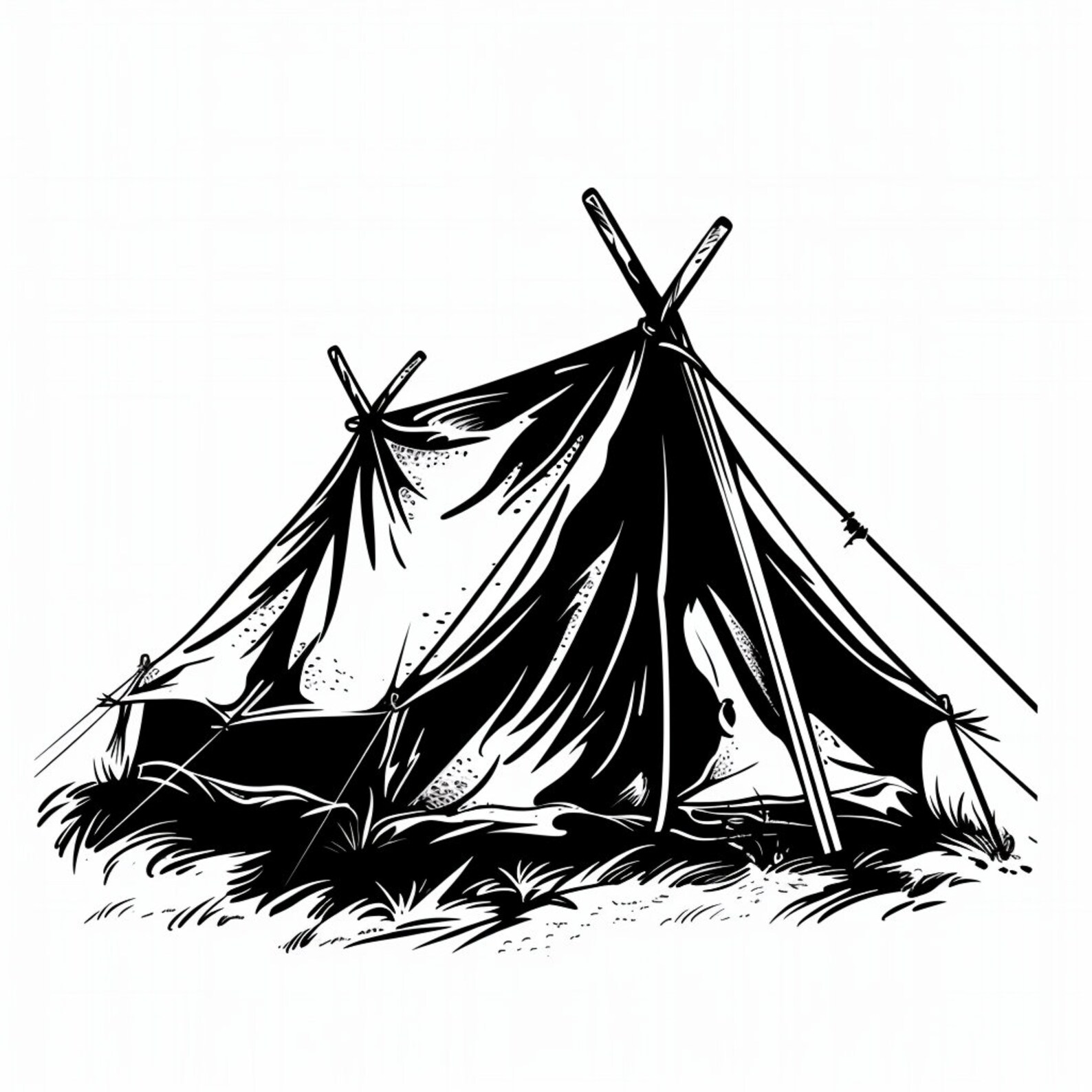 Tent Svg, Tent Svg Bundle, Tent Silhouette, Camping Tent Svg, Camping ...
