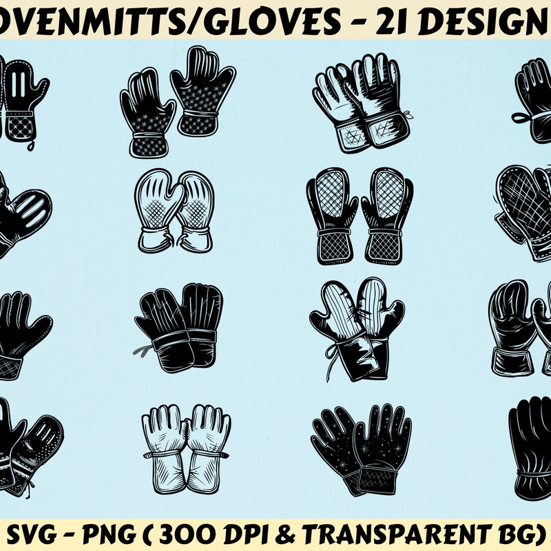 Oven Mitt Svg - Etsy
