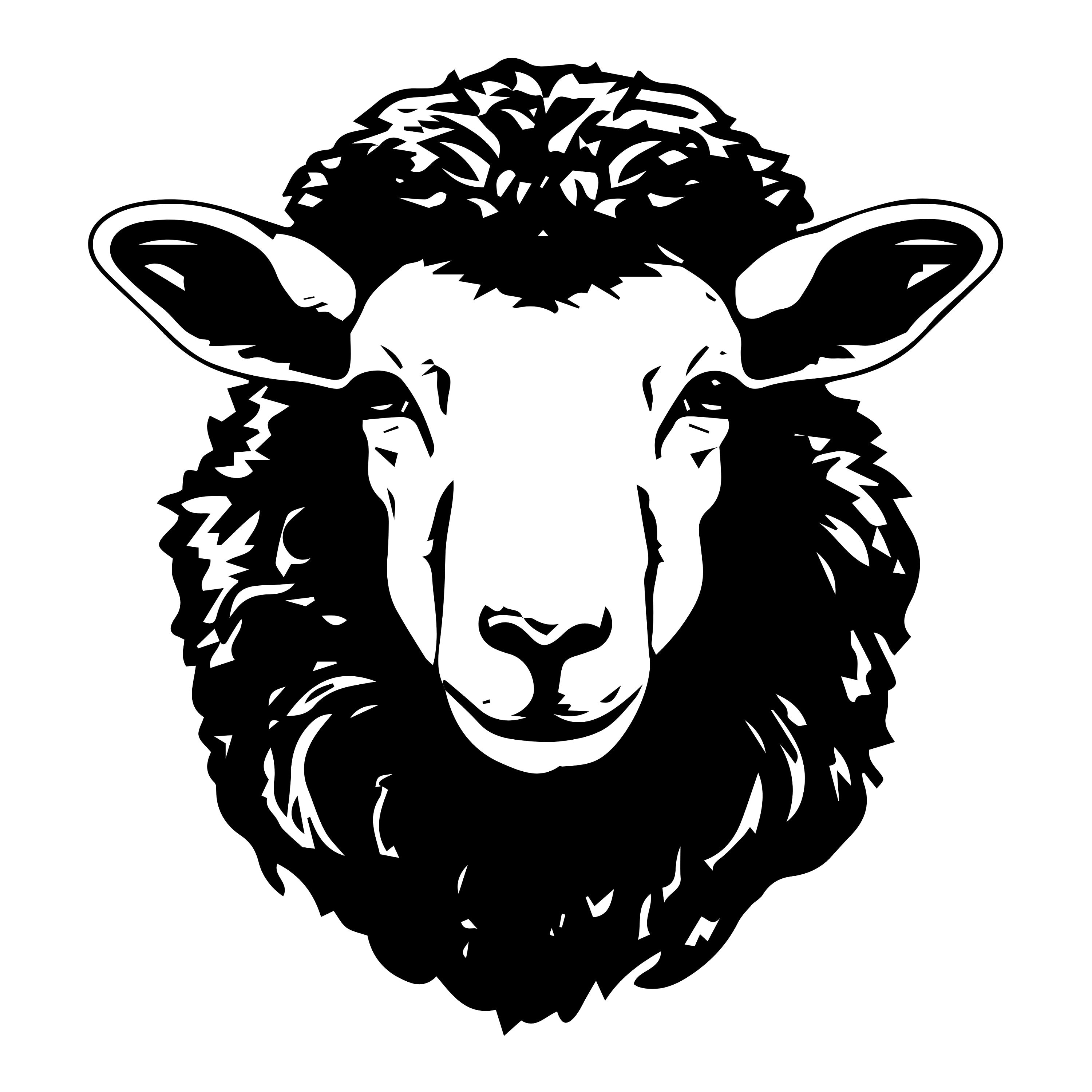 Sheep Svg, Sheep Silhouette, Sheep Herd Svg, Sheep Cut File, Sheep ...