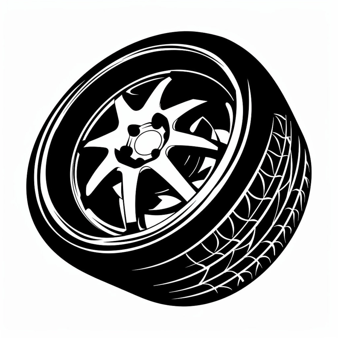 Tire Svg, Tire Svg Bundle, Tire Silhouette, Tire Svg Png, Tire Cricut ...