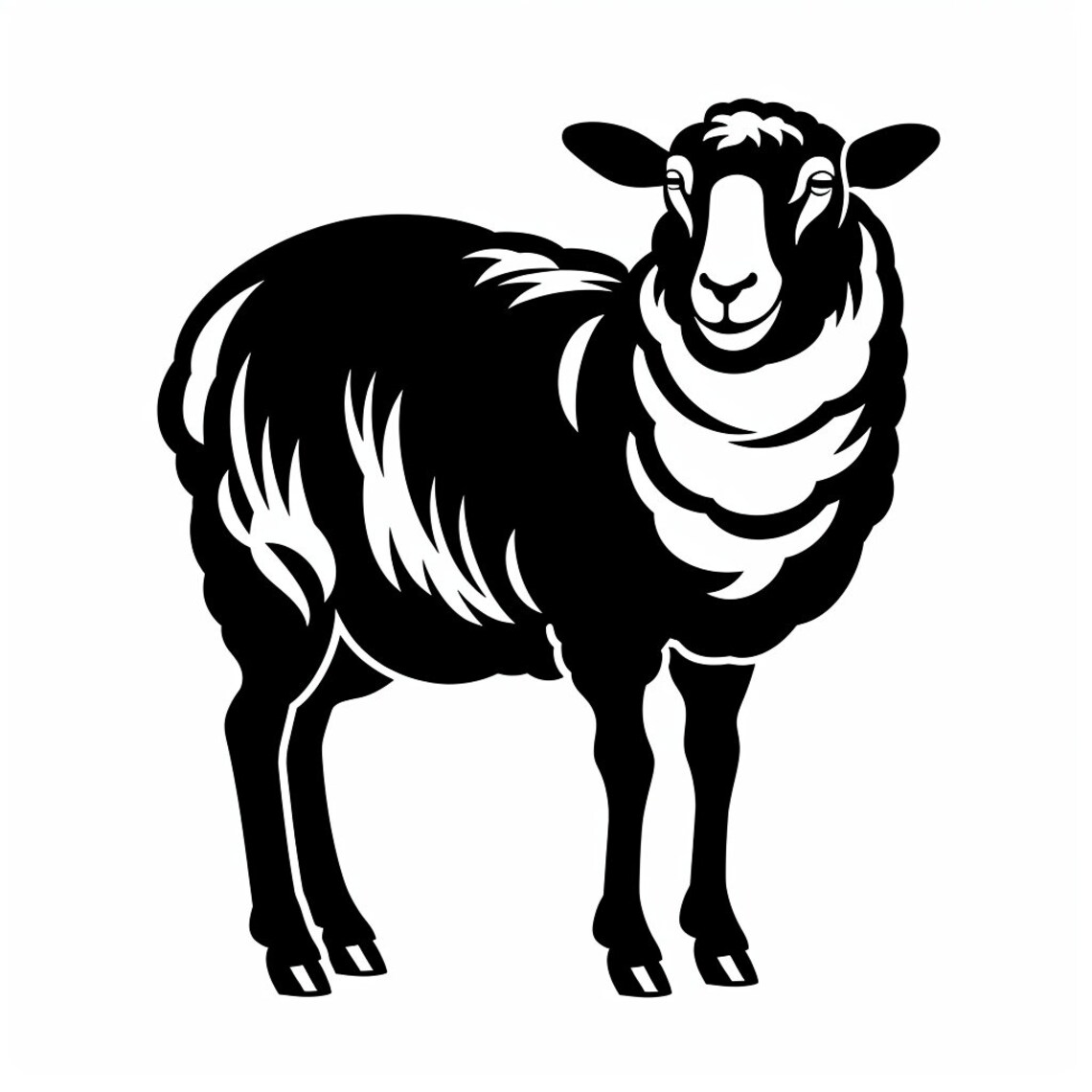 Sheep Svg, Sheep Silhouette, Sheep Herd Svg, Sheep Cut File, Sheep ...