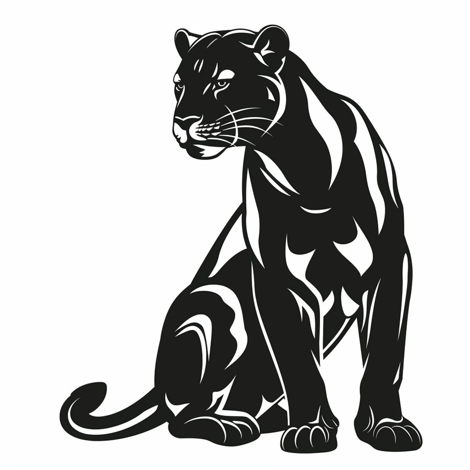 Panther Svg, Panther Svg Bundle, Black Panther Svg, Panther Silhouette ...