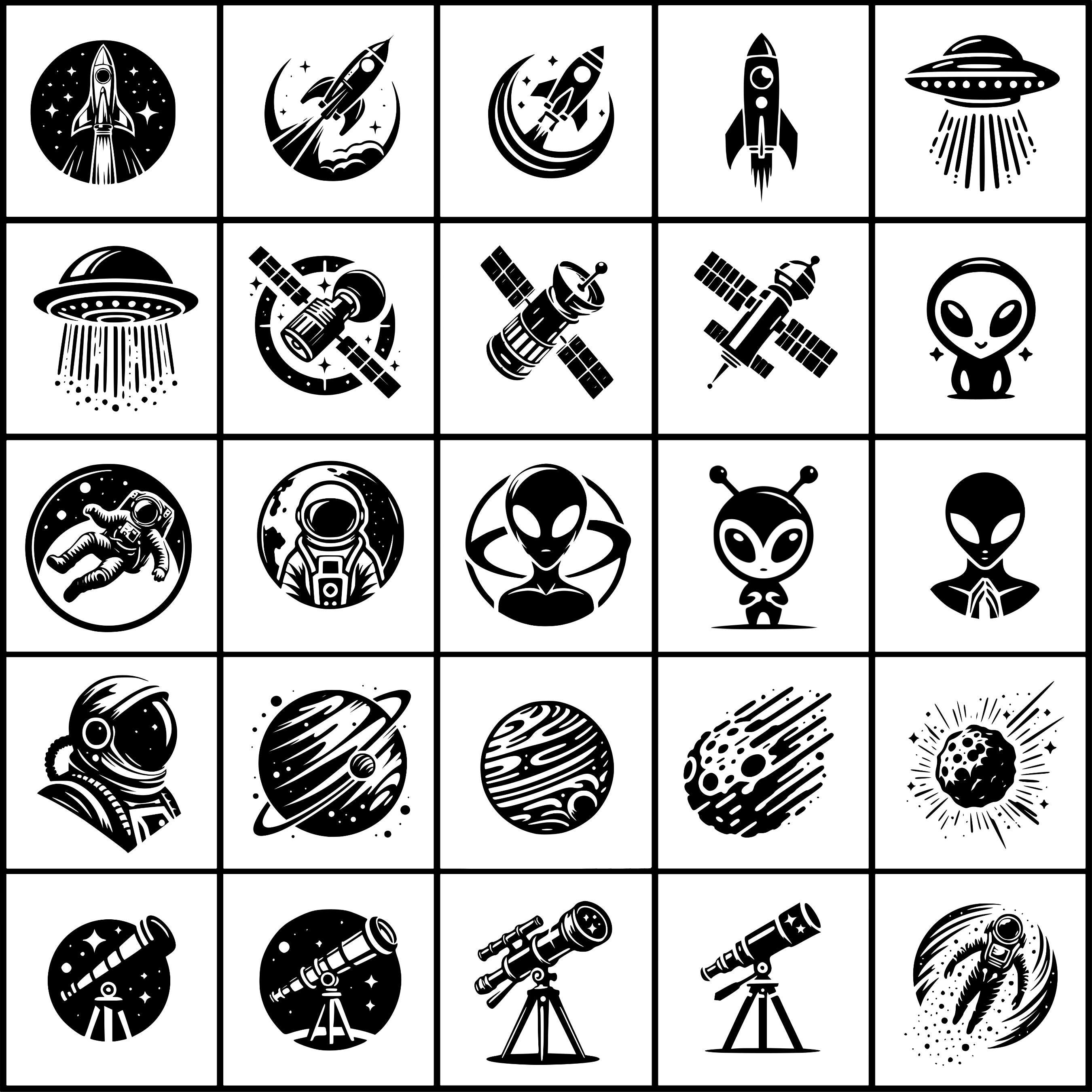 Space Svg, Space Svg Files, Space Silhouette, Space Laser Cut, Space ...