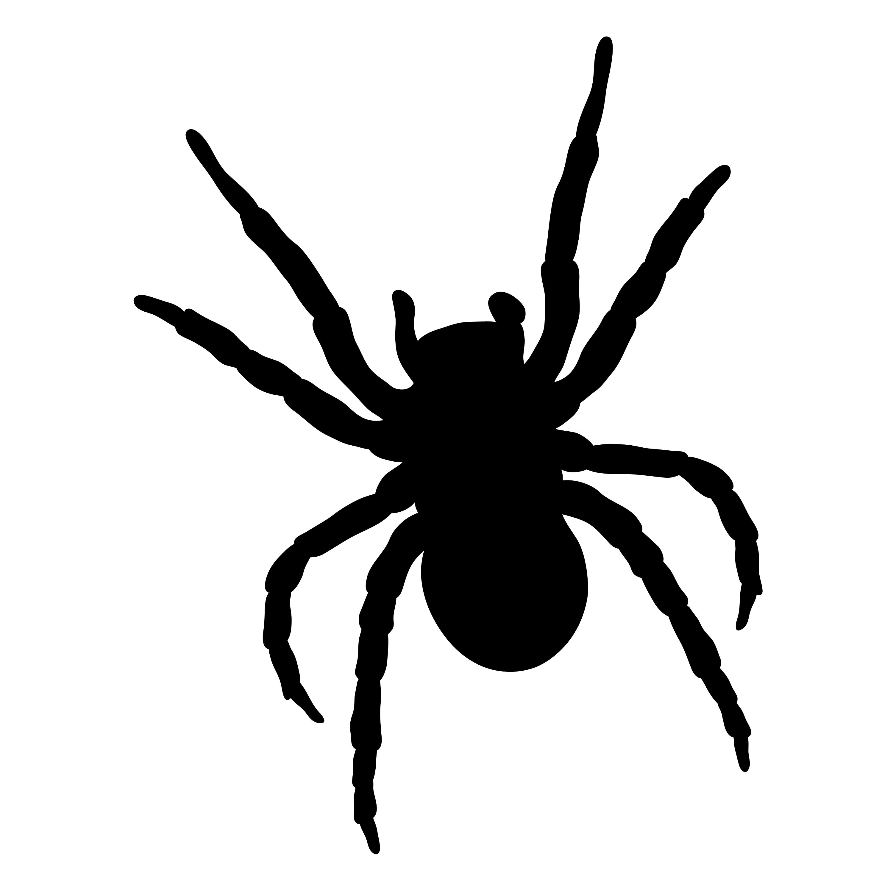 Spider Svg, Spiders Svg, Spider Silhouette, Spider Svg Bundle, Spider ...