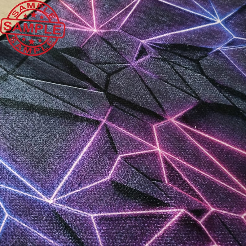 Neon Look Rug Purple Area Rug Gaming Room Rug E-sport Rug - Etsy