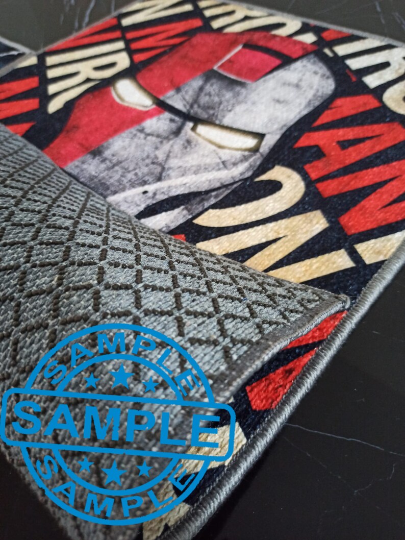 Twisted Theme Rug Wanted Poster Decor Gamer Rug Gaming Room - Etsy