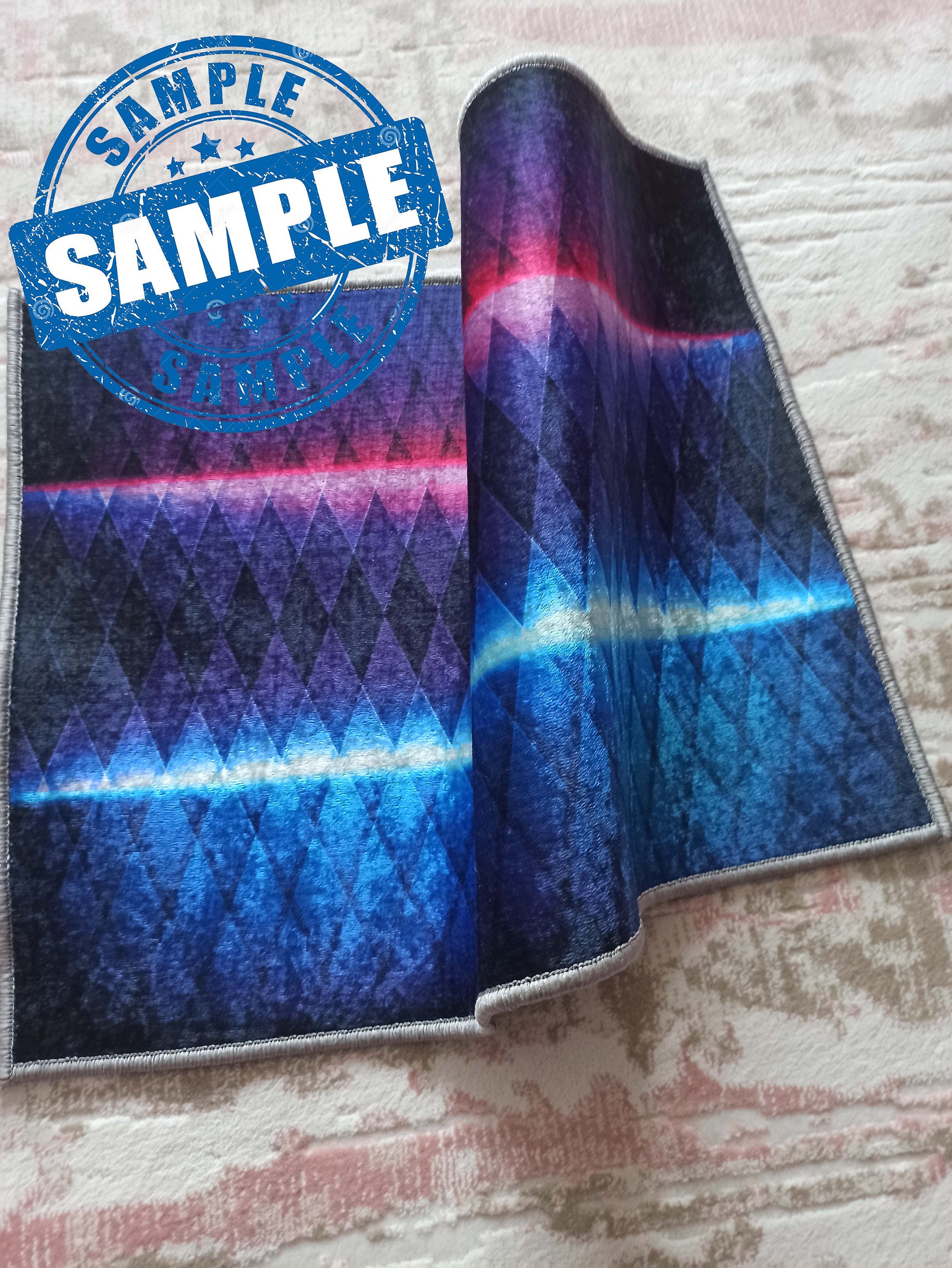 Gamer Rug Gaming Room Rug Neon Look Rug Shining Rug - Etsy