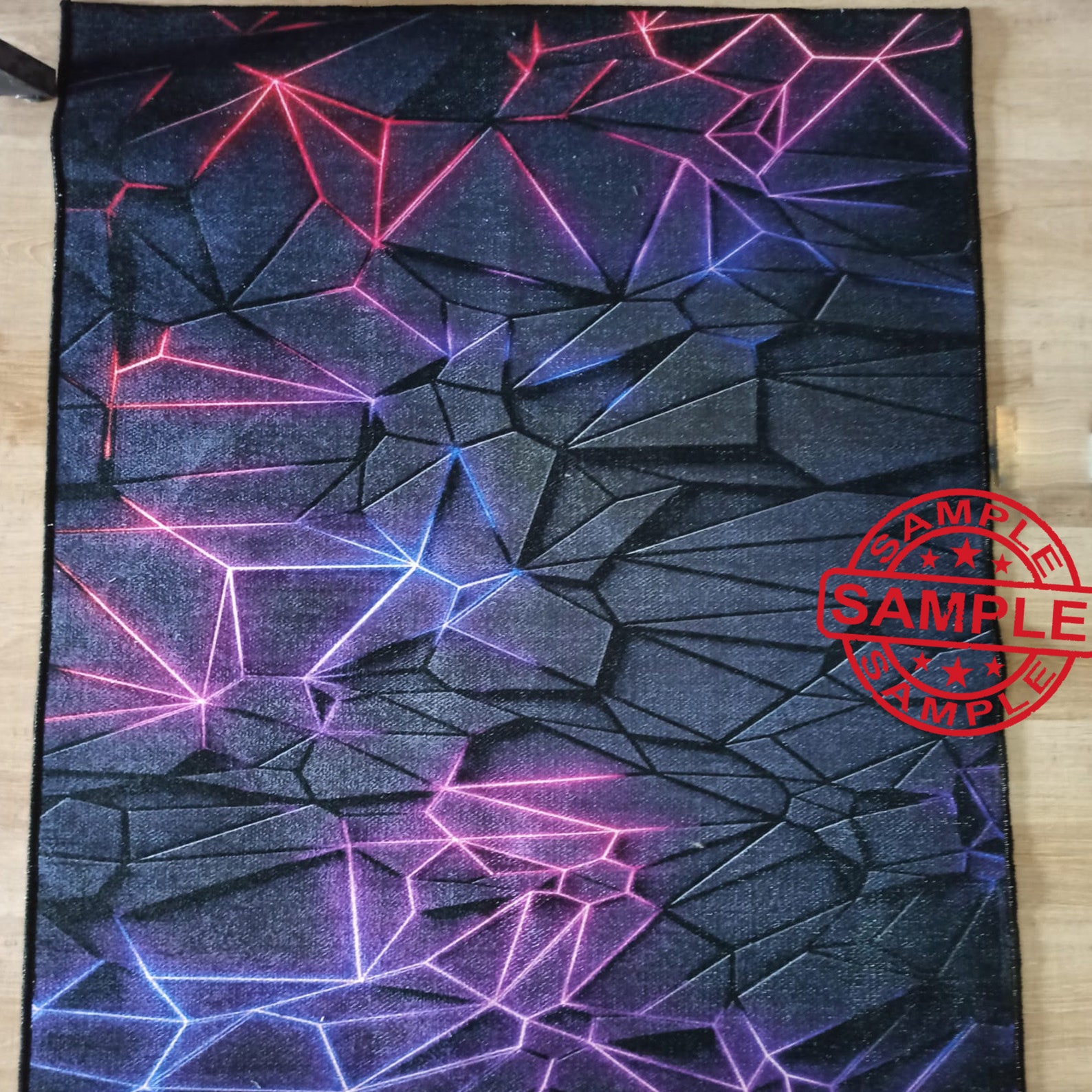 Neon Look Rug Purple Area Rug Gaming Room Rug E-sport Rug - Etsy