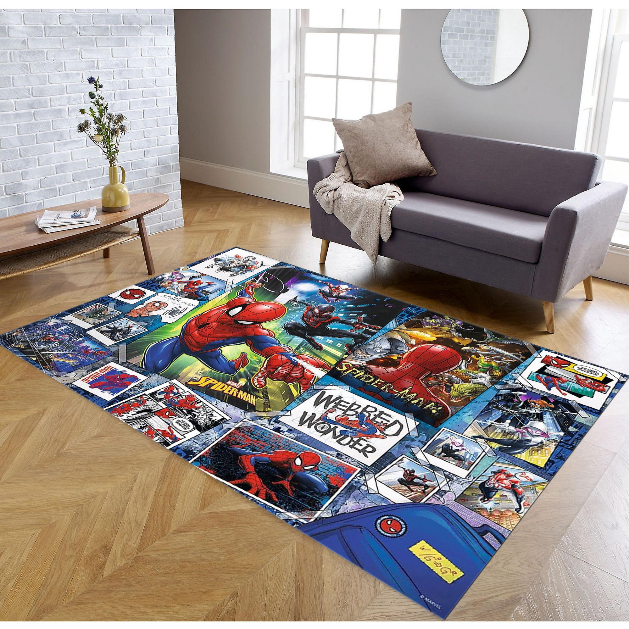 Spiderman Rug Spider Man Rug Kids Room Decor Boys Room Rug - Etsy