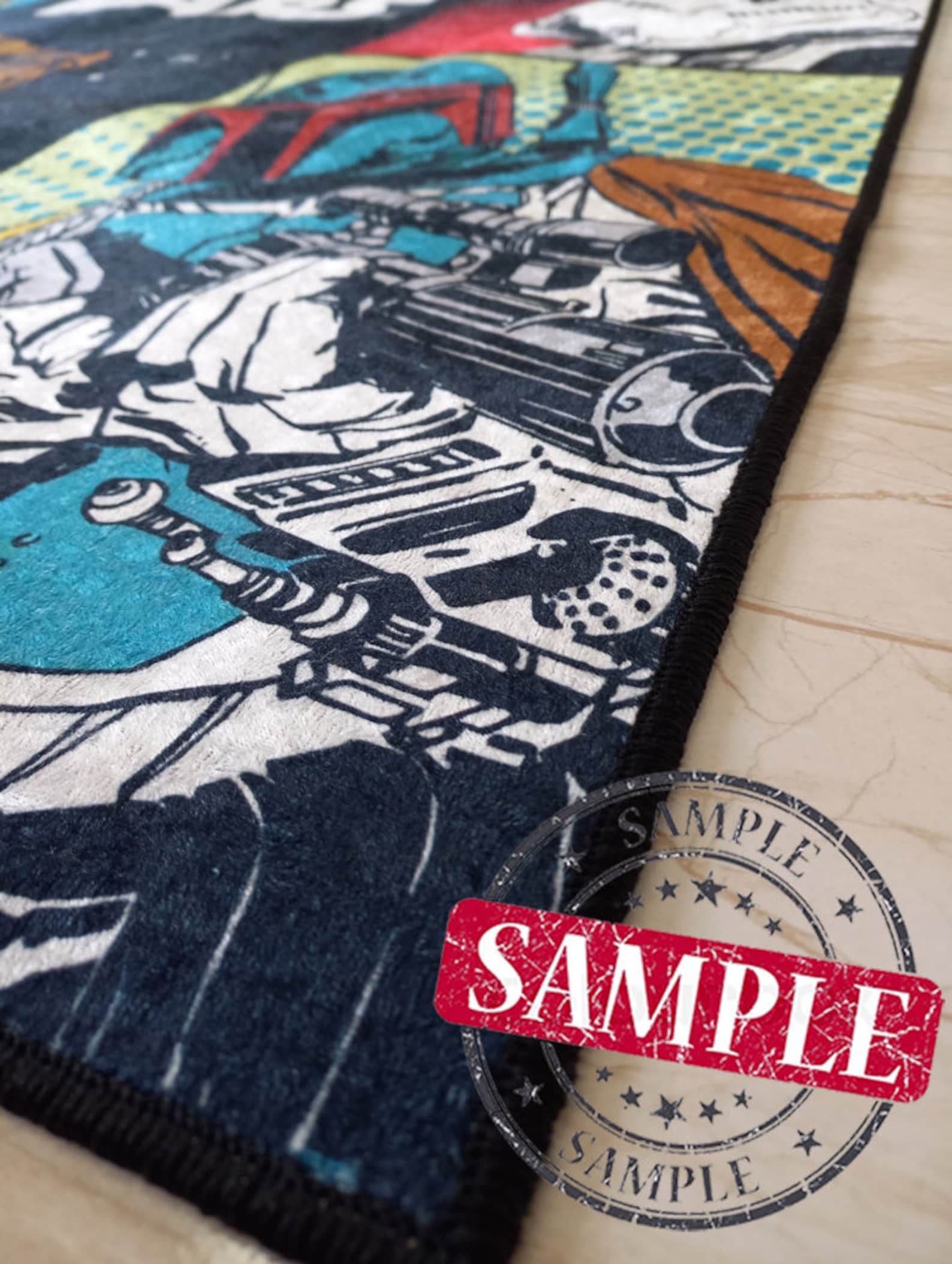 Dude Rug, Big Lebowski Rug, Big Brother Rug, Mid Century Rug ...