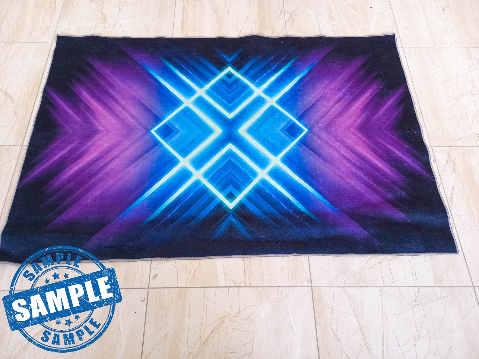 Gamer Rug, Gaming Room Rug, Neon Look Rug, Shining Rug, E-sports Rug ...