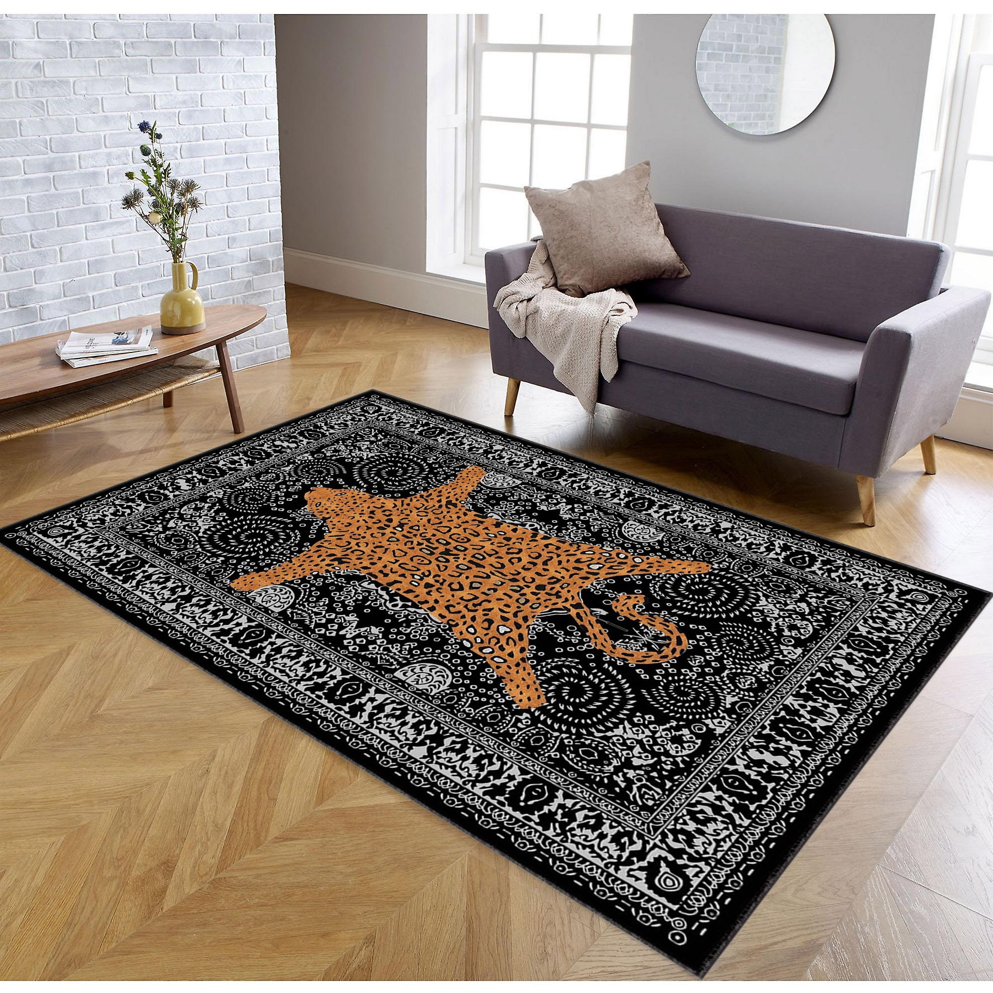 Tiger Skin Pattern Rug Animal Pattern Rug Leon Rug Tiger - Etsy