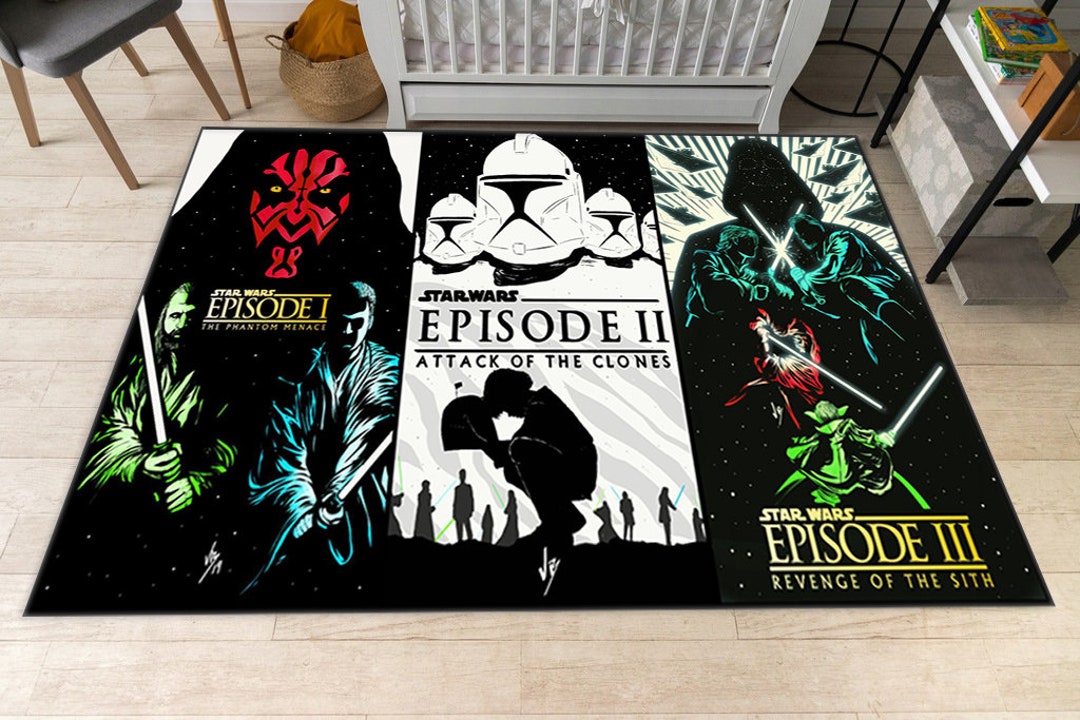 Starwars Rug, Star Wars Rug, Darth Vader Rug, Kids Room Rug, Episode ...