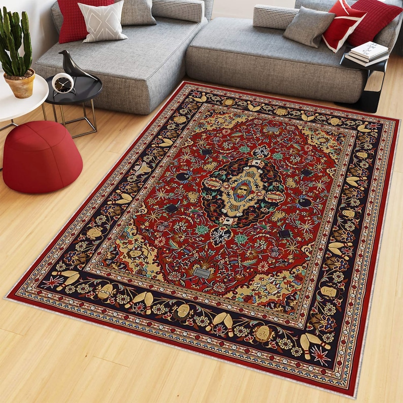 Dude Rug, Big Lebowski Rug, Big Brother Rug, Mid Century Rug ...