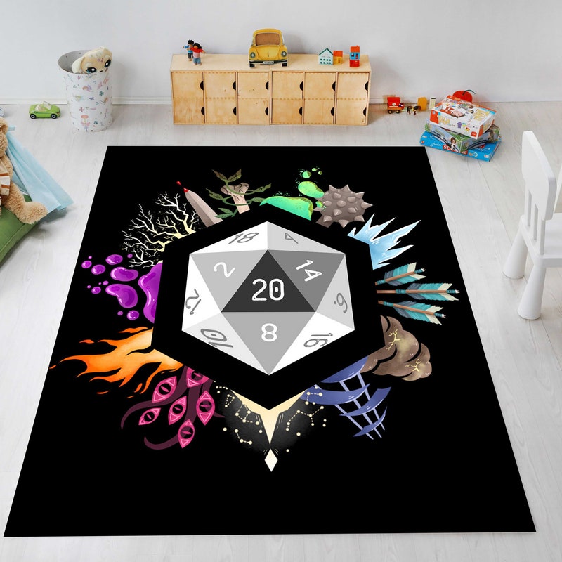 Dnd Themed Rug - Etsy