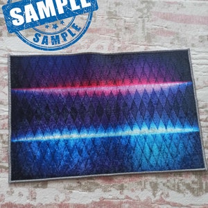 Gamer Rug, Gaming Room Rug, Neon Look Rug, Shining Rug, E-sports Rug ...