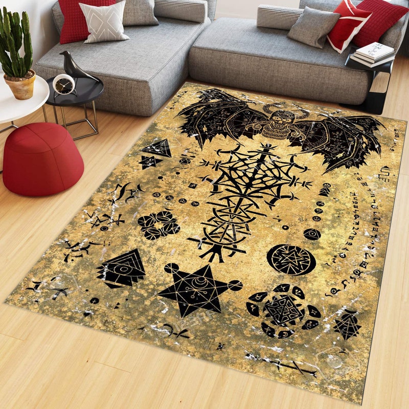 Pentagram Rug - Etsy