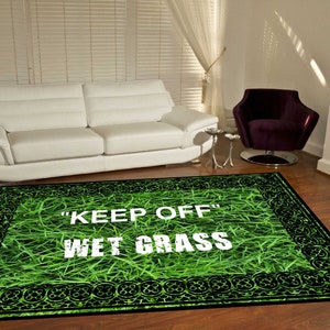 Keep off Rug, Wet Grass Rug, Living Room Rugs, Office Rug, Home Decor ...