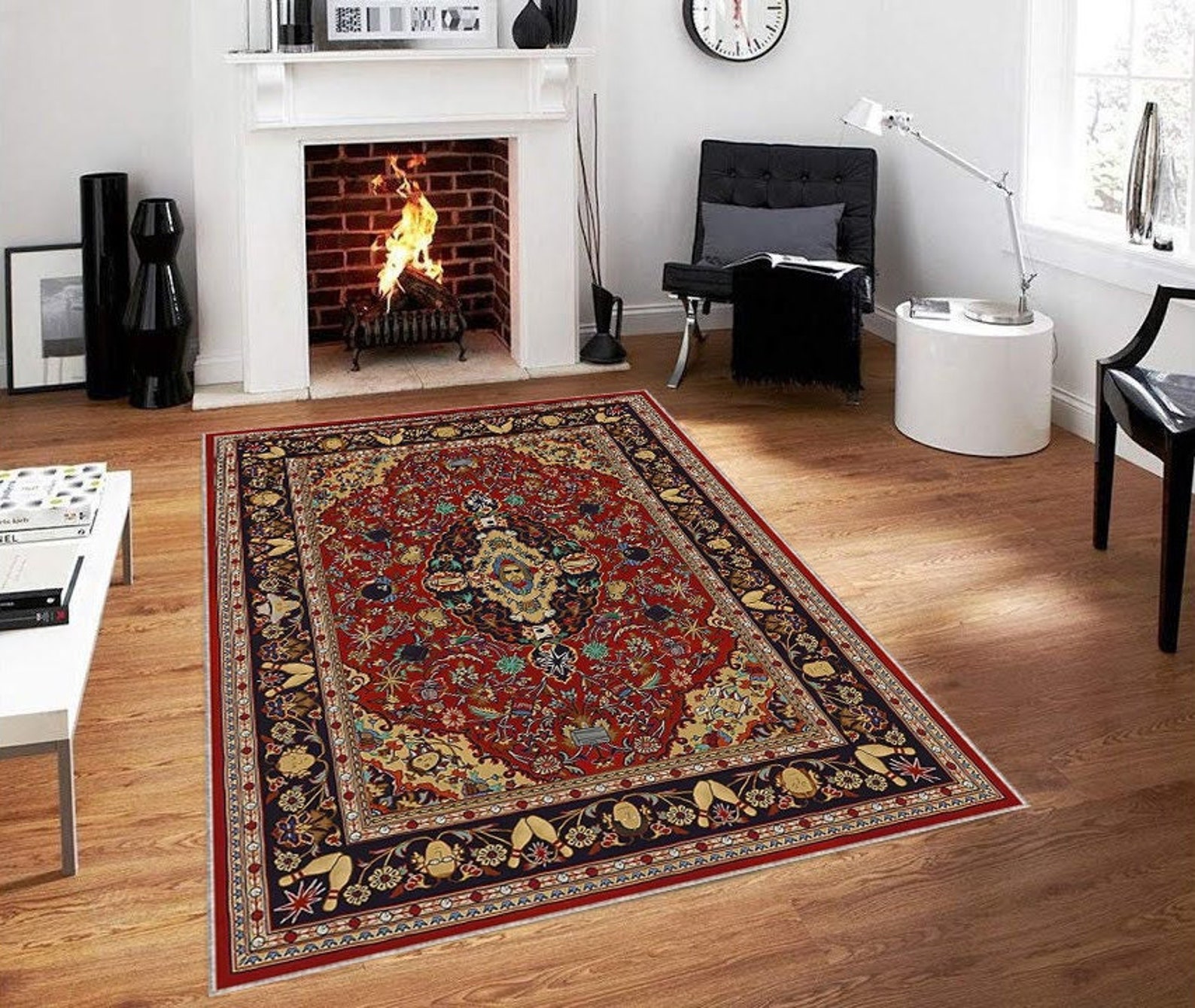 Dude Rug, Big Lebowski Rug, Big Brother Rug, Mid Century Rug ...