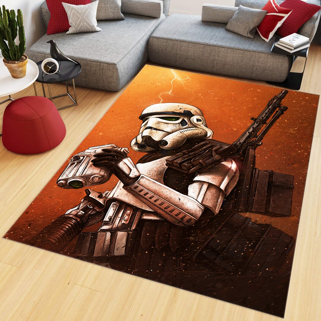 Starwars Rug, Stormtrooper Rug, Storm Trooper Rug, Star Wars Rug, Kids ...