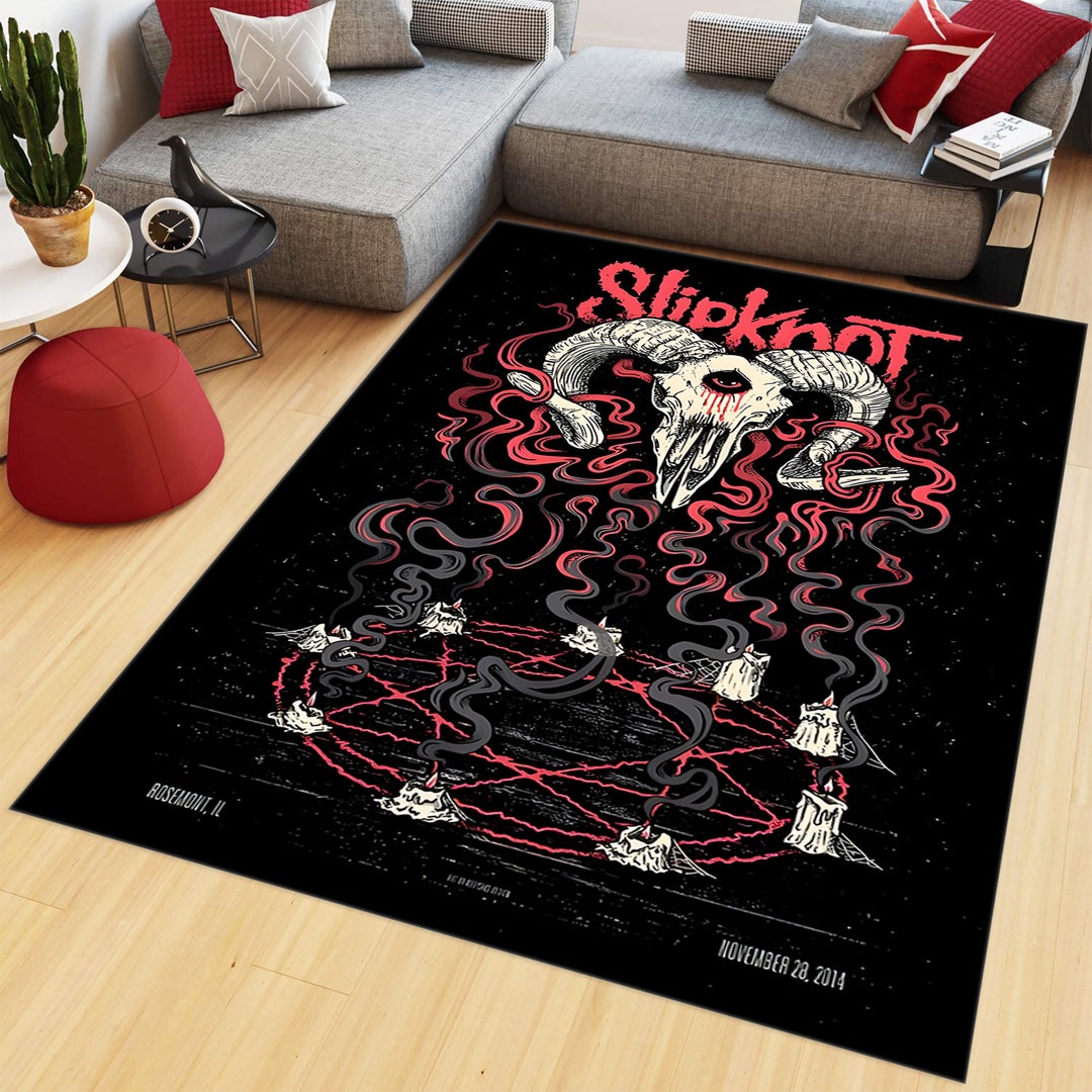 Slipknot Rug, Cool Rug, Rock Music Rug, Heavy Metal Rug, Popular Rug ...