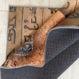 Ankh Rug, Egypt Rug, Hieroglyph Rug, Eye of Ra Rug, Ancient Rug ...