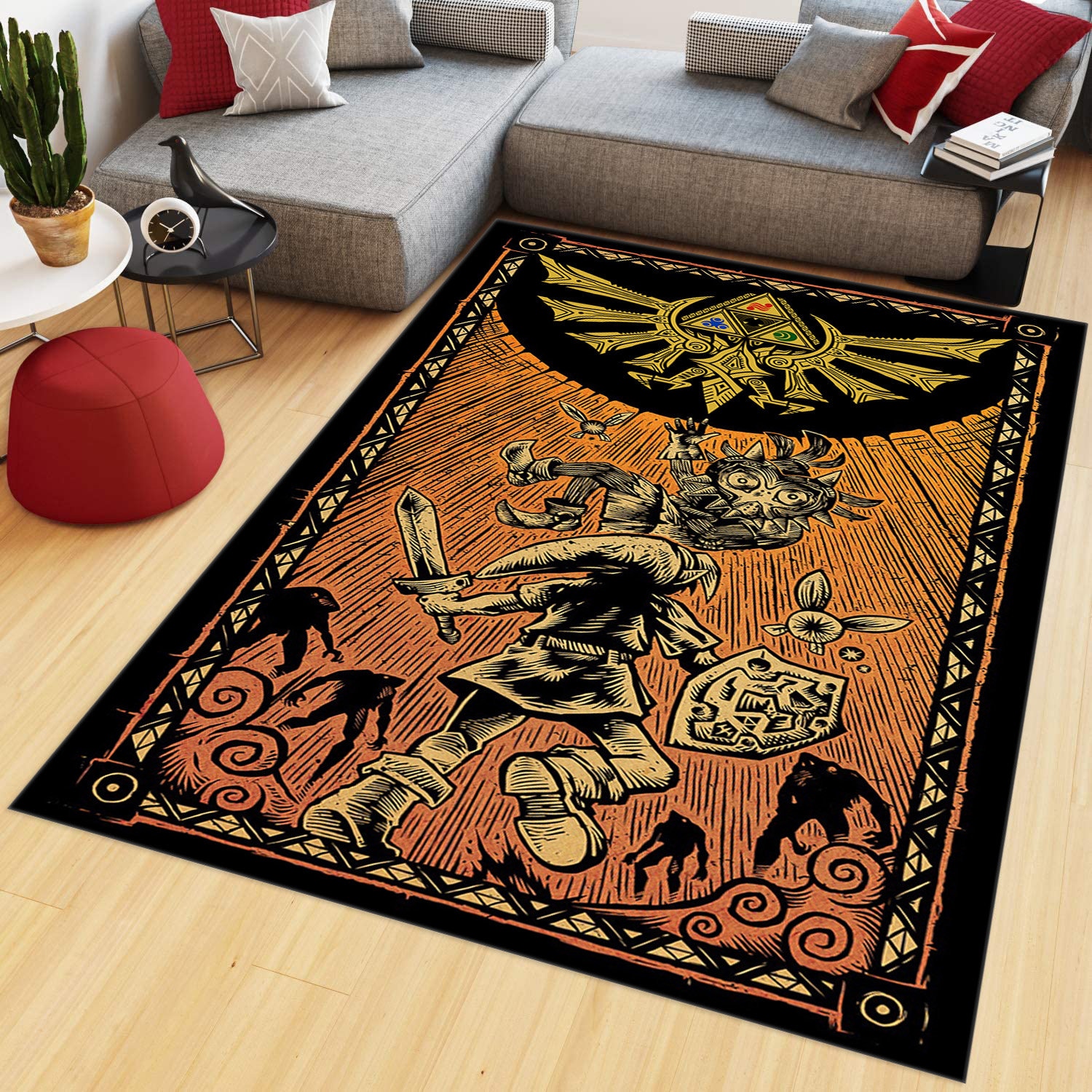 Zelda Rug Legend of Zelda Rug Gamer Rug Retro Game Rug Pc - Etsy