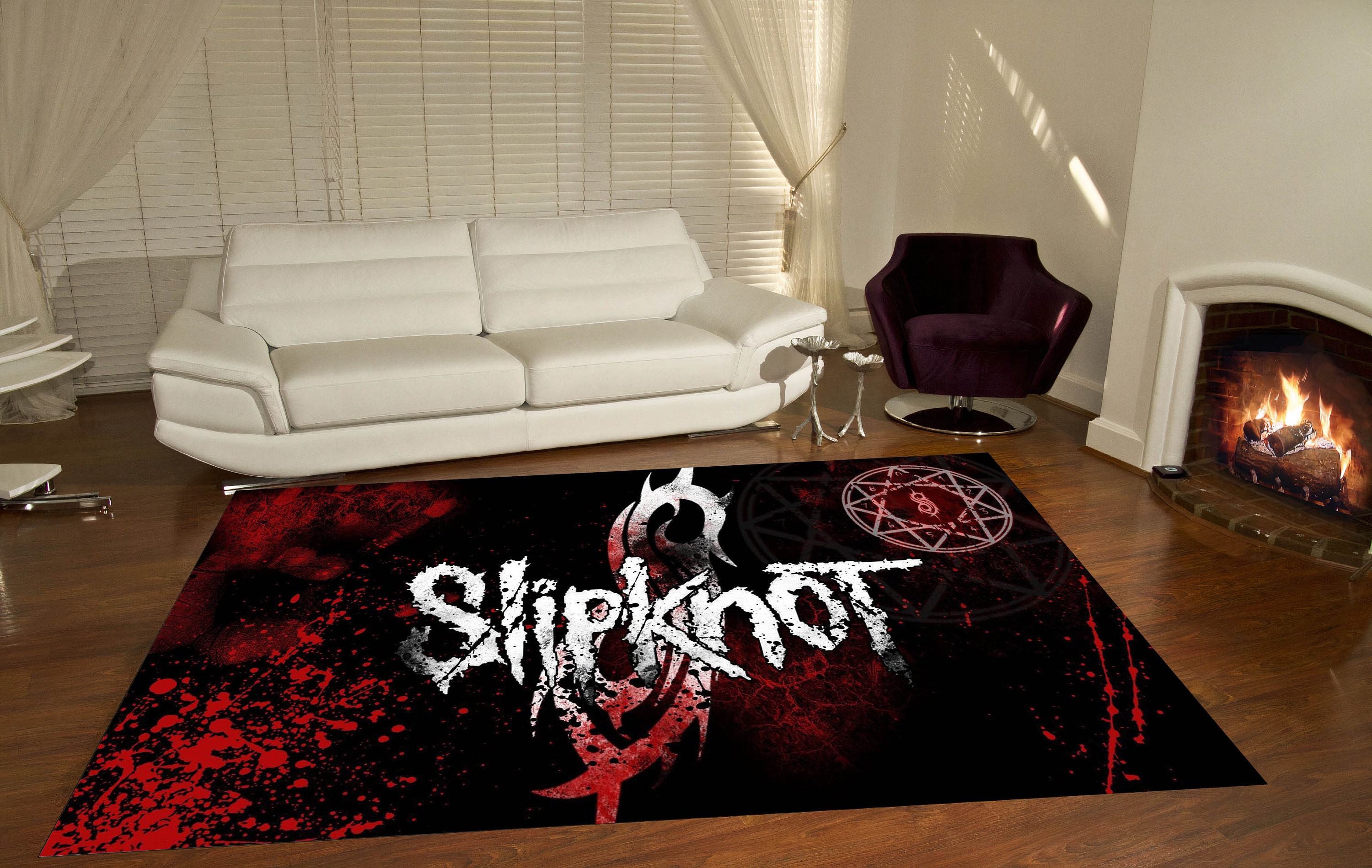 Slipknot Rug, Cool Rug, Rock Music Rug, Heavy Metal Rug, Popular Rug ...