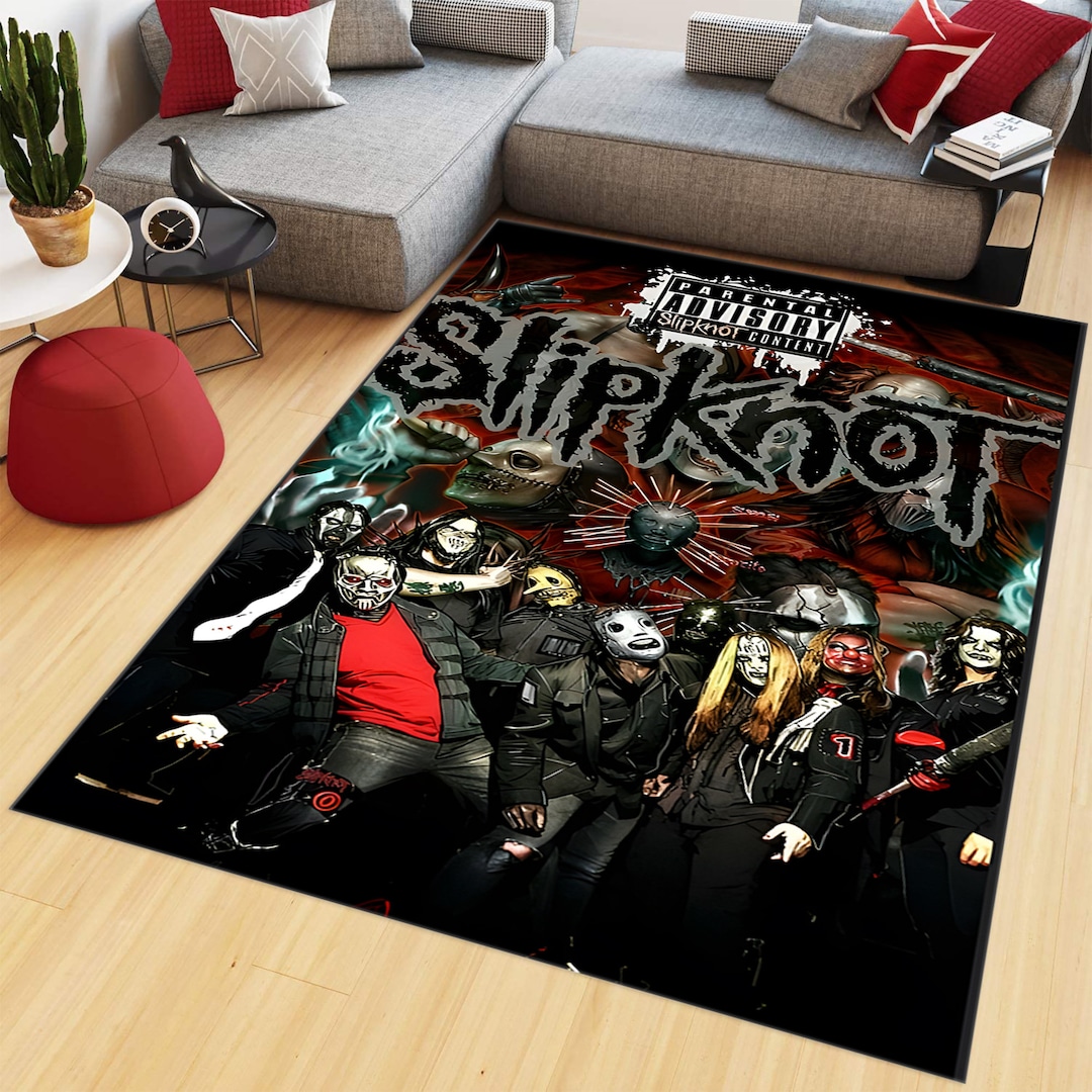 Slipknot Rug, Cool Rug, Rock Music Rug, Heavy Metal Rug, Popular Rug ...