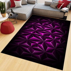 Gamer Rug, Gaming Room Rug, Neon Look Rug, Shining Rug, E-sports Rug ...