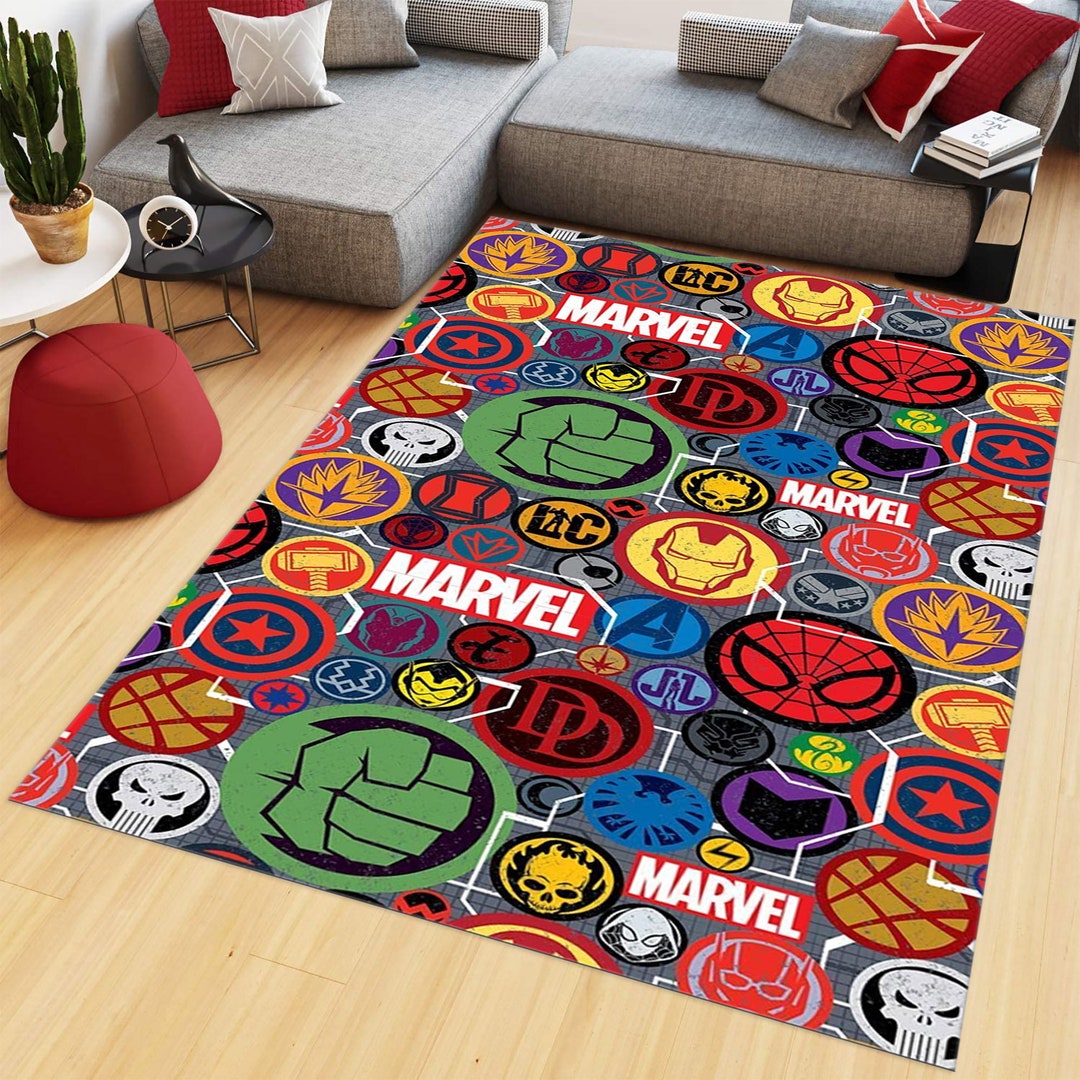 Superhero Rug, Ironman Rug, Hulk Rug, Spiderman Rug, Super Hero Rug ...