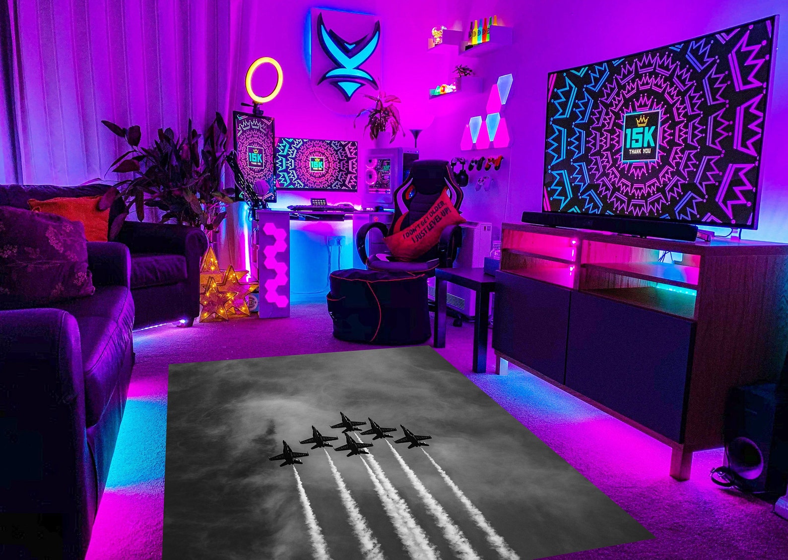 Plane Rug Jet Fighter Rug Aviation Rug Blue Angels Rug - Etsy