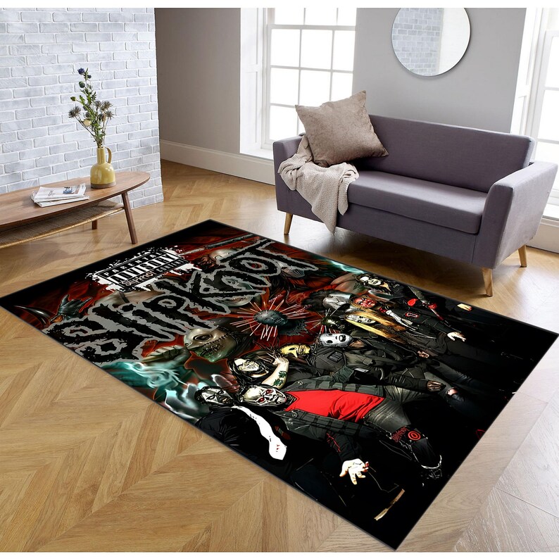 Slipknot Rug, Cool Rug, Rock Music Rug, Heavy Metal Rug, Popular Rug ...