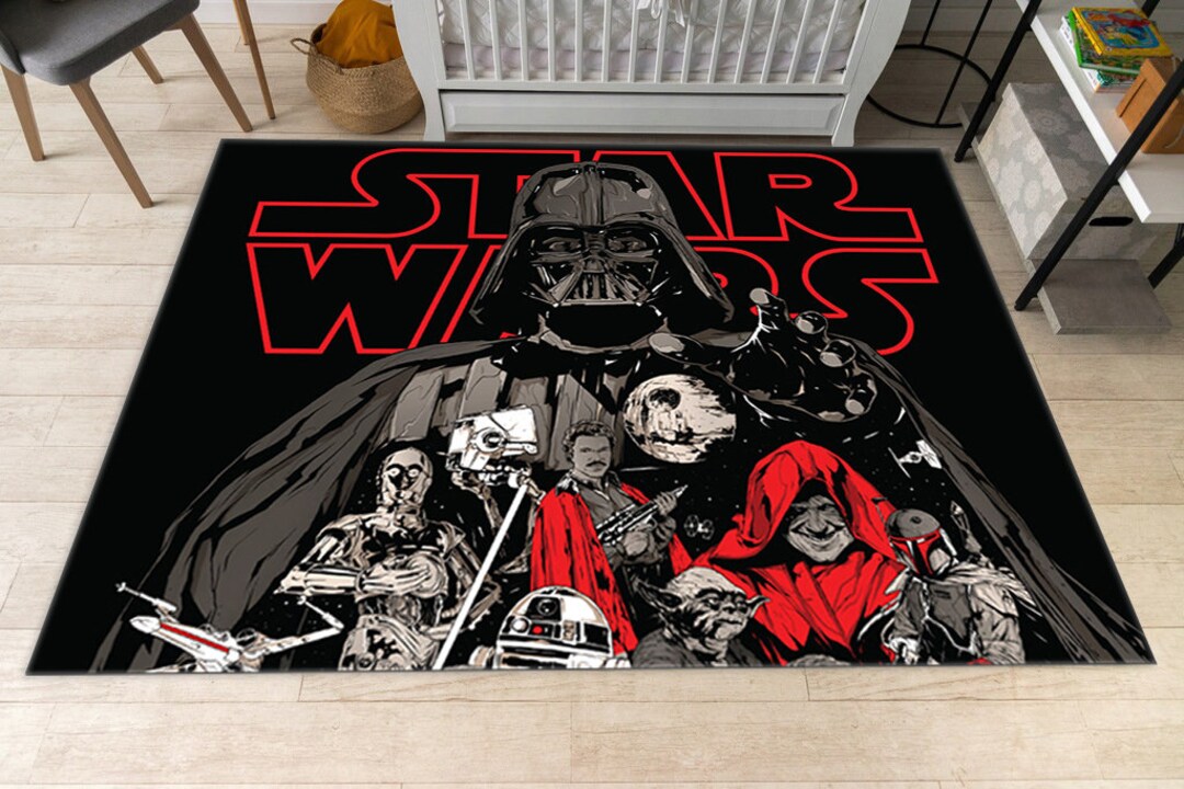 Starwars Rug, Star Wars Rug, Darth Vader Rug, Kids Room Rug, Episode ...