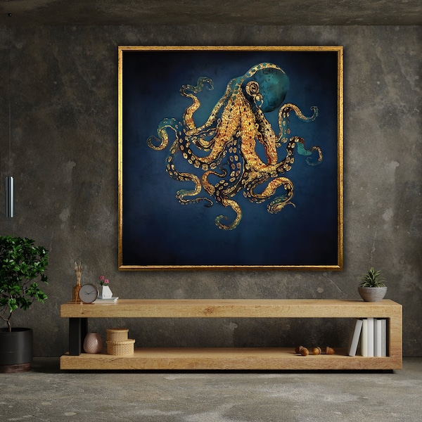 Octopus Wall Art - Etsy