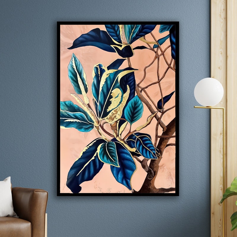 Botanical Canvas - Etsy