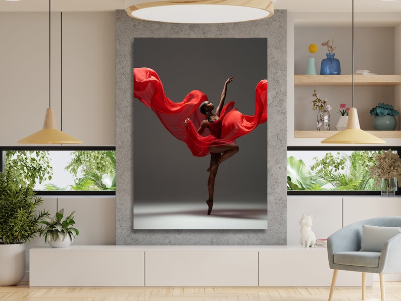 Black Ballerina Art Print Black Art African American Woman - Etsy