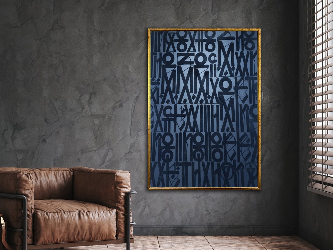 Retna Navy Blue, American Graffitigraffiti Poster, American Street ...
