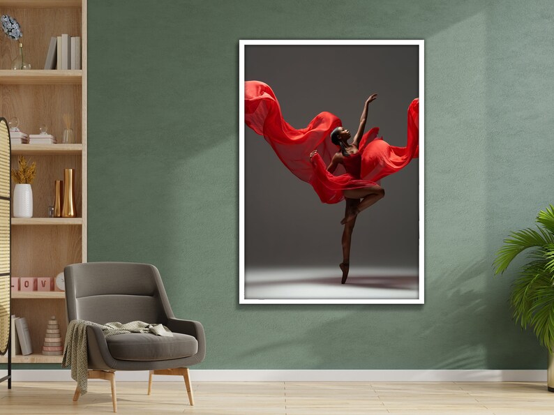 Black Ballerina Art Print Black Art African American Woman - Etsy