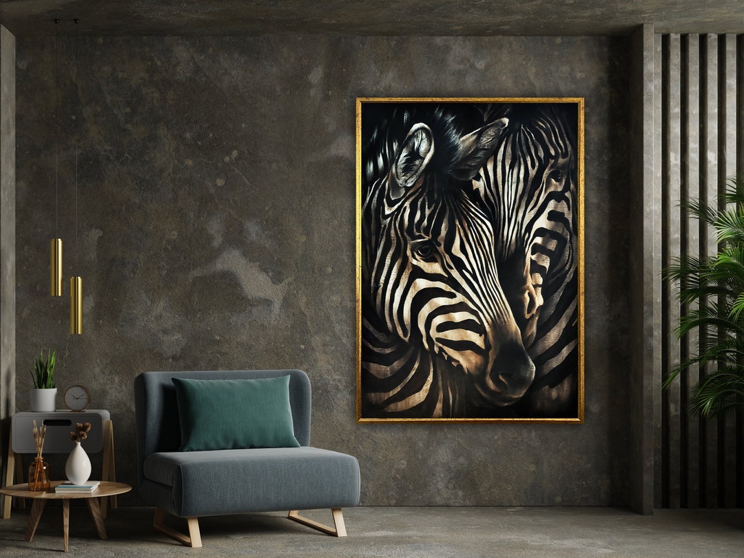 Zebra Canvas Print, Wildlife Animal Photo to Canvas Art Print for ...