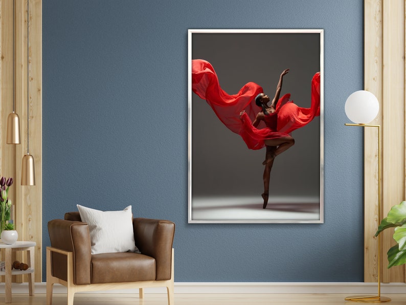 Black Ballerina Art Print Black Art African American Woman - Etsy