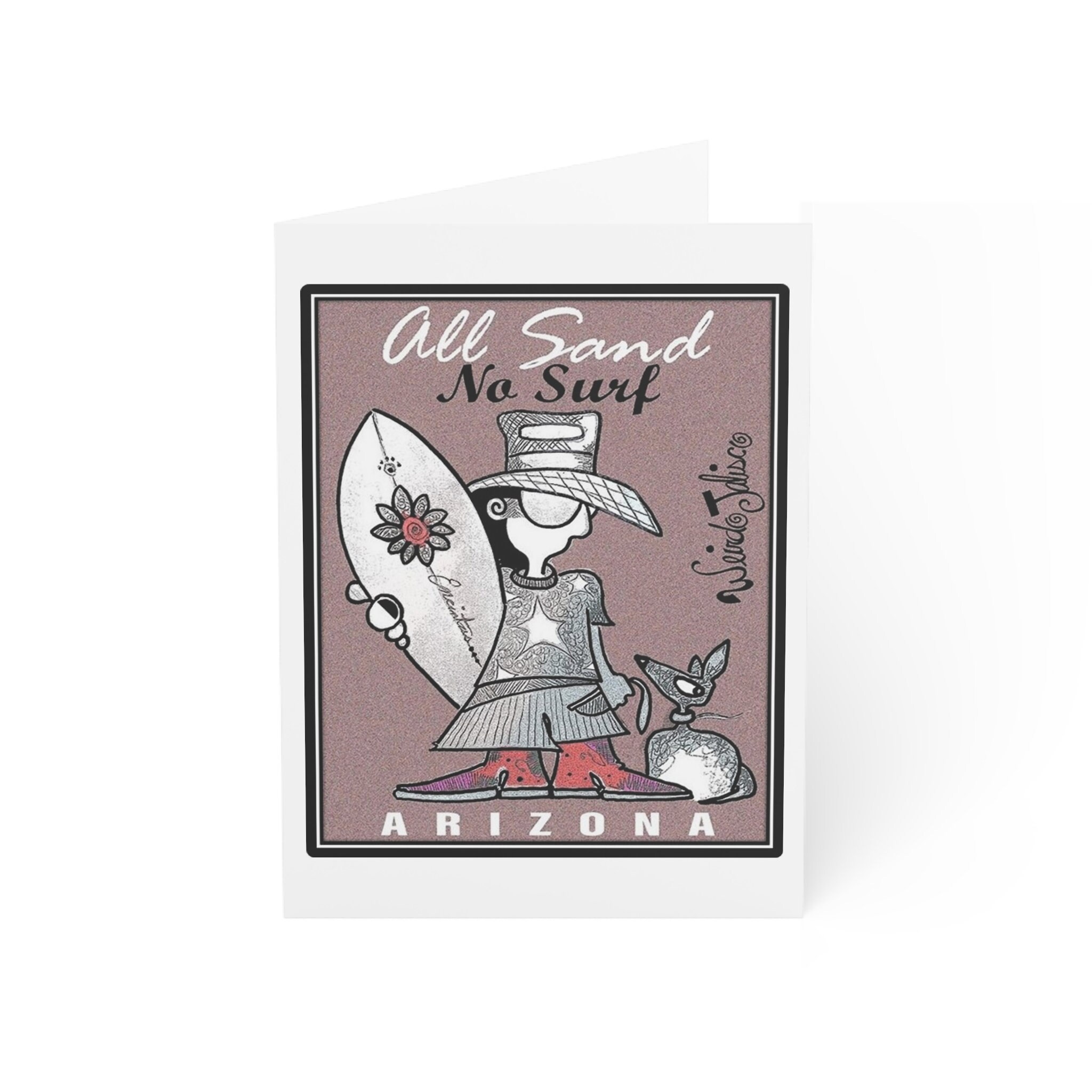 Cowboy Surfer Greeting Cards (1, 10, 30, and 50pcs) - Etsy