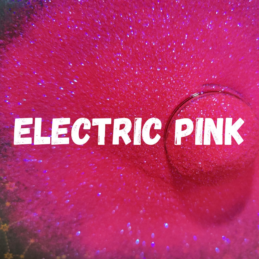 Electric Hot Pink Glitter: Extra Fine Iridescent Polyester, Nail ...