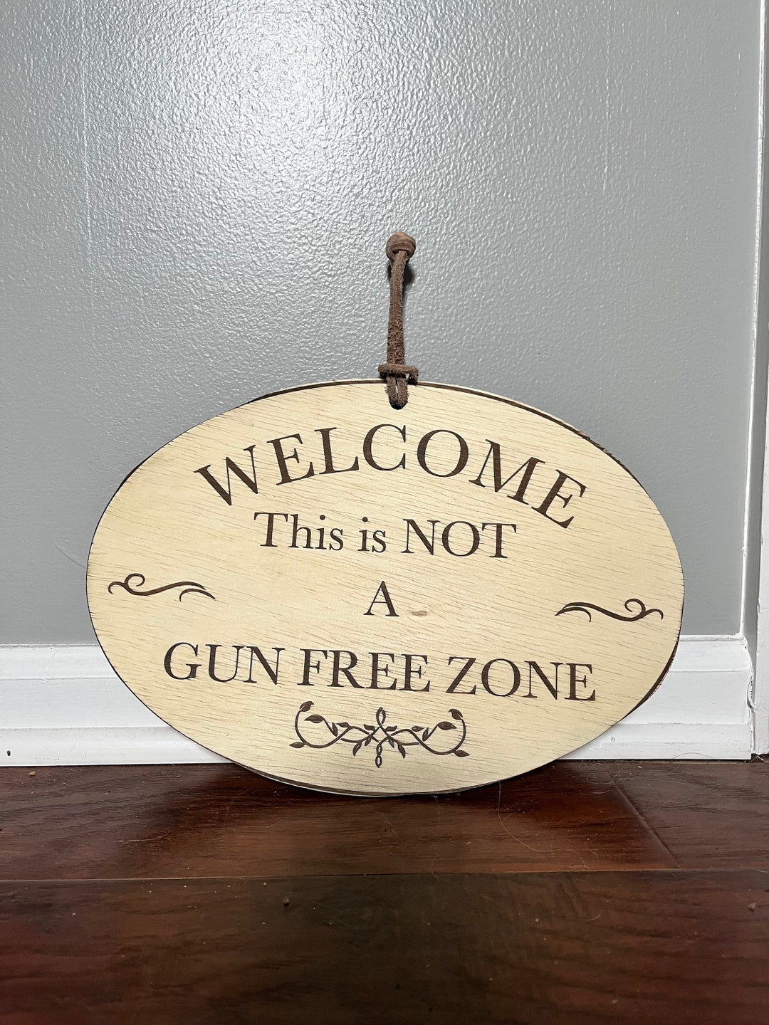 This is Not a Gun Free Zone Wooden Sign 9 X 13 Inches - Etsy