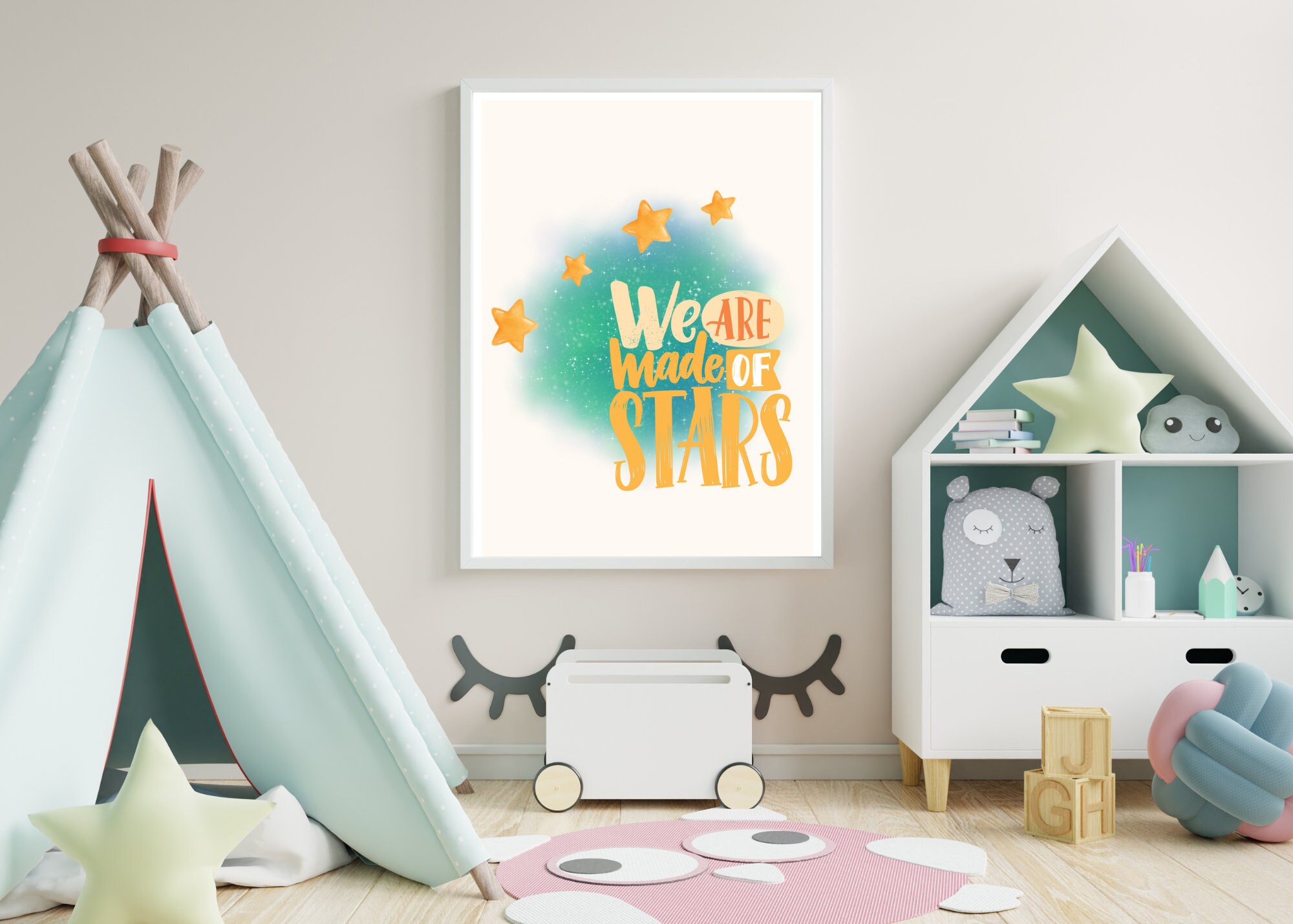 We Are Made of Stars Poster - A3 or A4 Digital Download - Print at Home ...