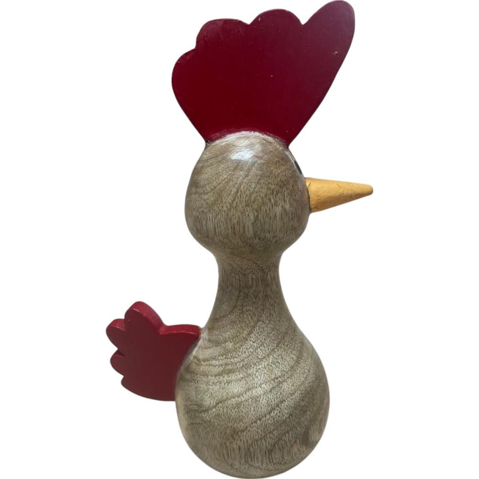 Set of 2 Hand-crafted Wooden Roosters an Adorable Rustic Accent for ...