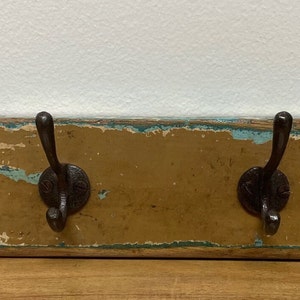 NEW Rustic Coat Hooks, Reclaimed Wood, Entryway, Towel Hooks, Country Wall Mounted Hooks - Etsy