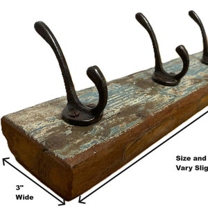 NEW Rustic Coat Hooks, Reclaimed Wood, Entryway, Towel Hooks, Country Wall Mounted Hooks - Etsy