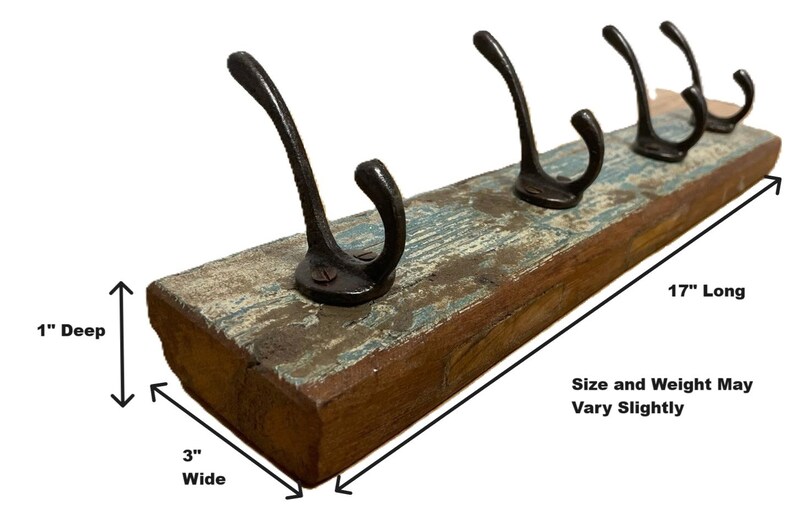 NEW Rustic Coat Hooks, Reclaimed Wood, Entryway, Towel Hooks, Country Wall Mounted Hooks - Etsy
